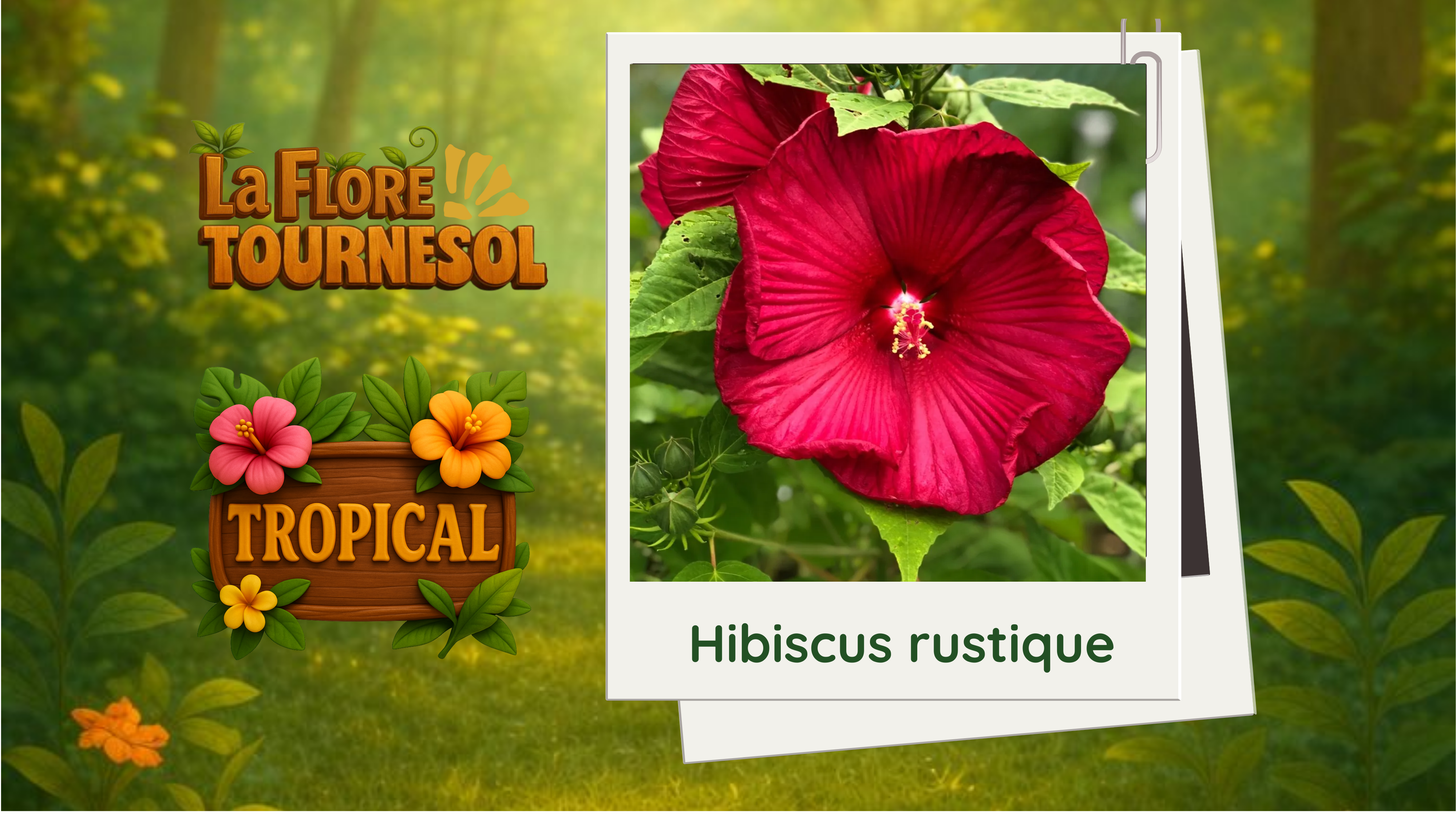 Hibiscus rustique – Le Tournesol - site récréotouristique